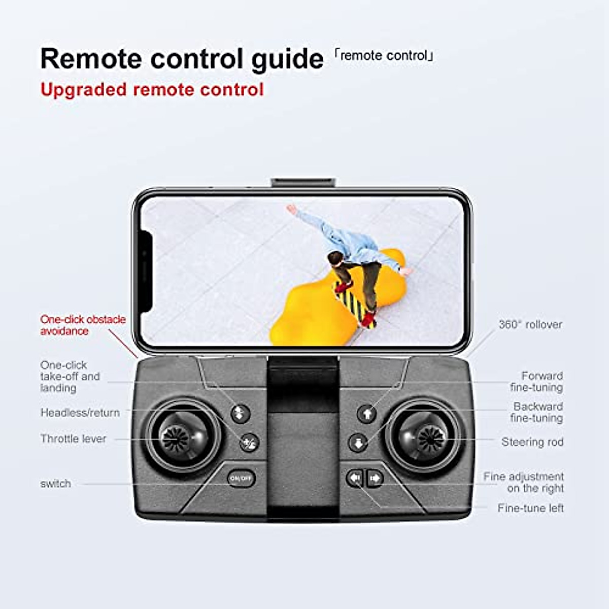 Dual 1080P HD Camera Drone - Altitude Hold Headless Mode, One Key Start Speed Adjustment, Fashion Gifts For Boys Girls