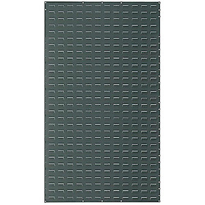 Global Industrial Steel Louvered Wall Panel Without Bins, 36x61