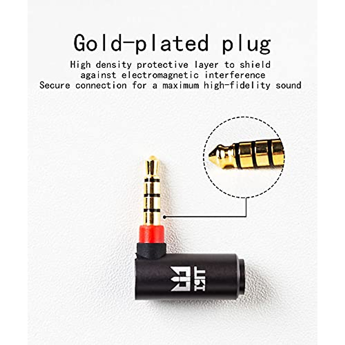 Keephifi Audio Adapters -TRI Earphone HiFi Audio Adapter 4.4mm Balanced Male Jack to 2.5mm Balanced Socket Female Headphone Connector Gold-Plated Plugs (4.4Ba-2.5Ba)