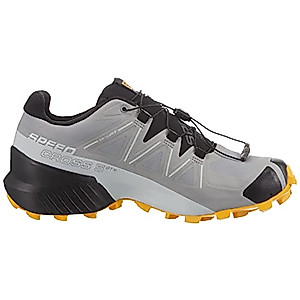 Salomon Speedcross 5 Gore-tex Trail Running Shoes for Men, Monument/Black/Saffron, 12