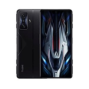 Xiaomi Redmi K50 Gaming 5G + 4G LTE (256GB + 12GB) (NOT Verizon AT&T Cricket Straight Talk) NFC Triple Camera 6.67" + (w/Fast Car Charger Bundle) (Electric Shadow)