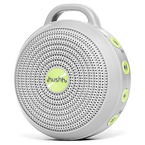 Yogasleep Rohm + Hushh | The Original White Noise Machine | Soothing Natural Sound from a Real Fan | Noise Cancelling | Sleep Therapy, Office Privacy, Travel | for Adults & Baby