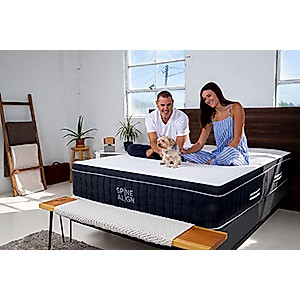 13.5" Luxury Hybrid Mattress - A Mattress Designed for Every Body - American Made - 100 Night Sleep Trial - Dr. Approved (Medium, Twin)