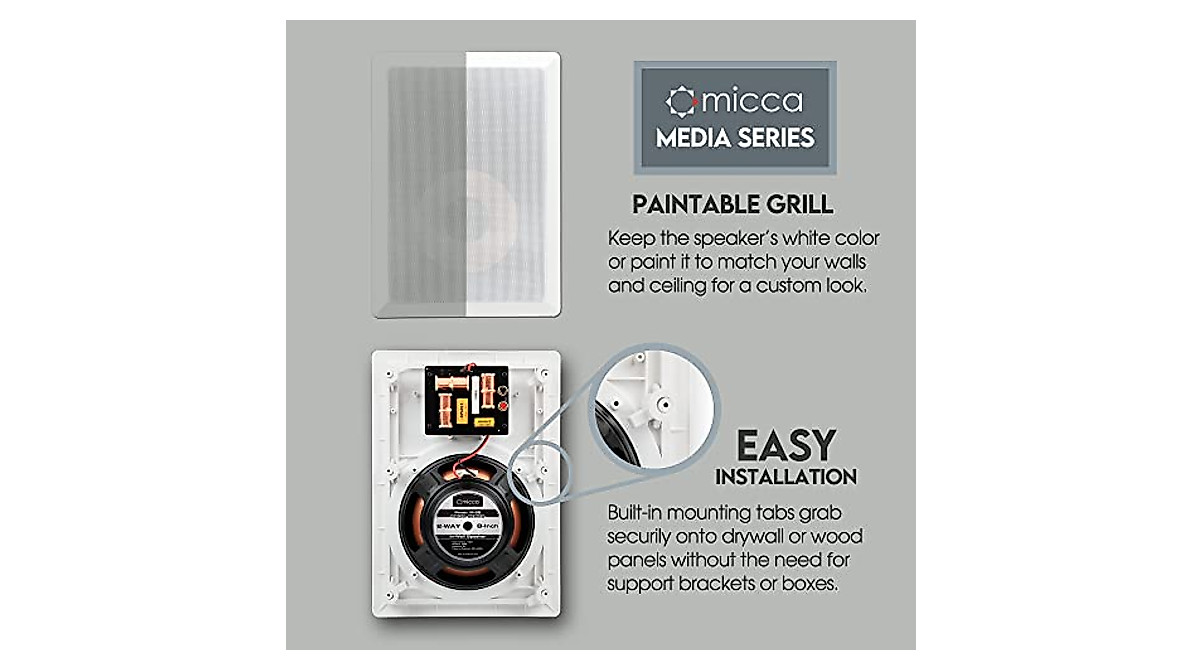 Micca M-8S 8" In-Wall Speaker - Unmatched Audio Experience