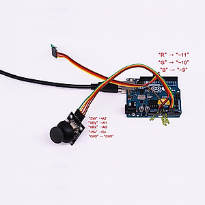 6Pcs PS2 Joystick Sensor Game Controller XY Dual-axis Joystick Breakout Module Compatible with Arduino