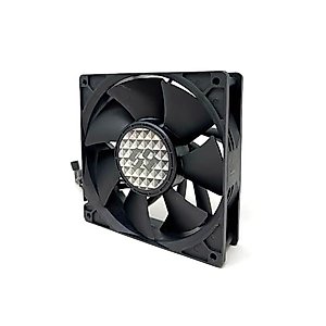 Bgears b-Blaster 140x38 (PWM Version) Extreme Cooling Gaming PC & Mining Machine Fan, Hi-Speed 5200RPM w/Airflow of 308 CFM, 2 Ball Bearing Designed for Extended Life & high Performance, 4 Wire Black