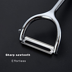 Peeler, Multi-functional Stainless Steel Peeler, Sharp and Durable Y-shaped Fruit Peeler, High-end Distinguished, Suitable for Peeling Potatoes, Carrots and All Types of Vegetables and Fruits