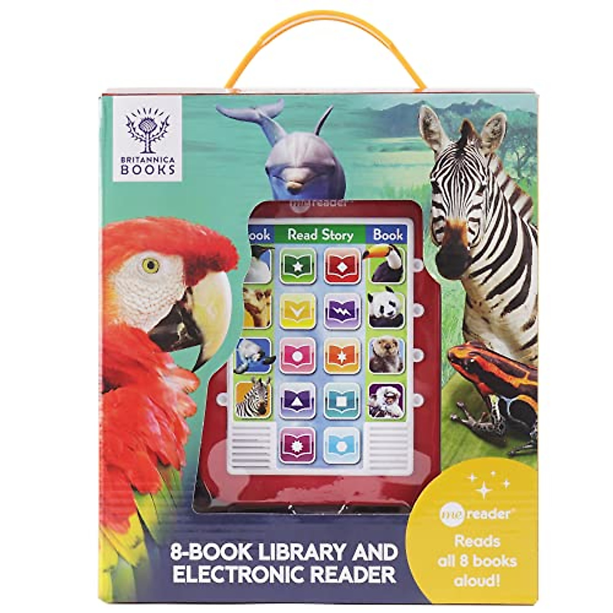 Encyclopedia Britannica Kids - Me Reader Electronic Reader and 8 Sound Book Library - Animals and Space - PI Kids
