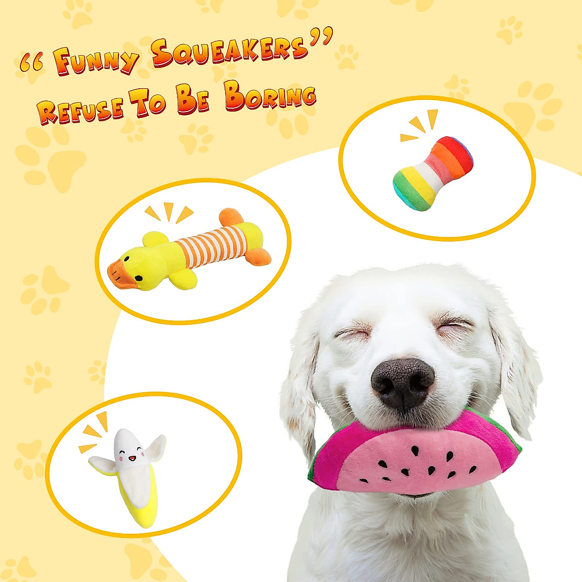 KIPRITII Luxury Puppy Chew Toys - 20 Pack With Rope, Squeaky, and Bite Toys for Teething Small Dogs