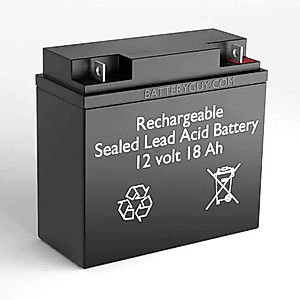 BatteryGuy ES5000 replacement 12V 18Ah SLA battery - BatteryGuy brand equivalent (Rechargeable) - Qty of 1