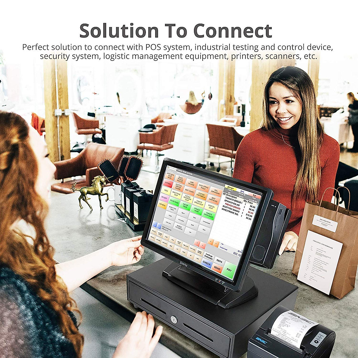 ELIATER 2-Port PCIe Serial Expansion Card with Industrial DB9 RS232 COM Ports, 16C550 UART WCH382 Chip for Windows XP, Vista,7, 8.x, 10, 11 32/64bit and Linux PCs, Low Bracket Included