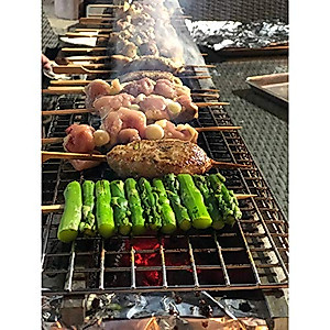 The Bincho Grill GR915L Yakitori Tabletop Charcoal Griller Japanese Style Robata, 36" Made in USA