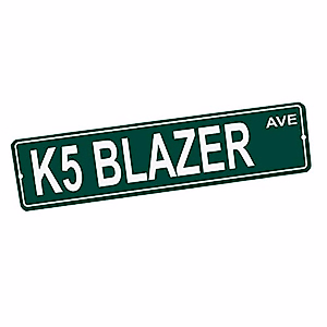 Compatible with Chevy K5 Blazer Custom Aluminum Metal Tin Street Sign Home Decor For Man Cave Poker Tavern Game Room
