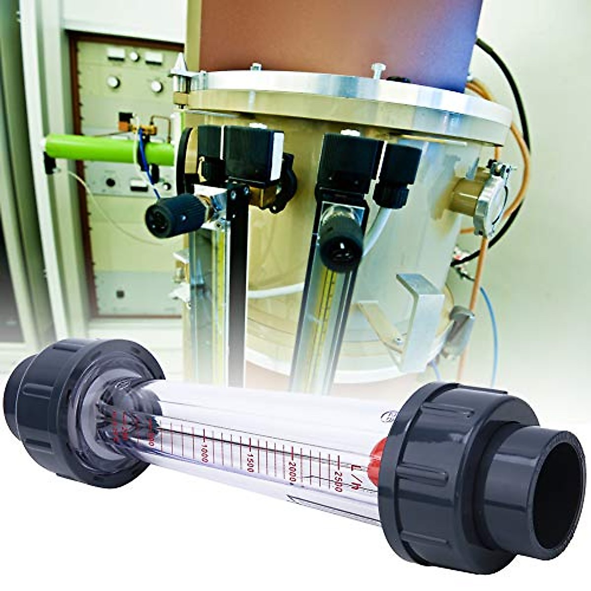 LZS-25(D) Flows Meter with High Accuracy, ABS Plastic Shell, Suitable for Liquid Monitoring, PTFE Float, for Measuring Rate with Transparent Panel, Suitable for Various Liquids