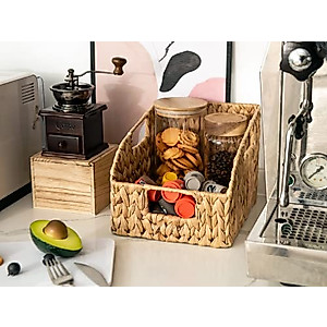 StorageWorks Water Hyacinth Wicker Baskets