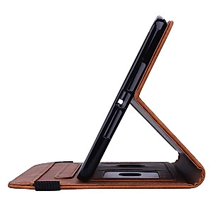 Case for Samsung Galaxy Tab A7 Lite 8.7 inch 2021 Case SM-T220 / T225 Premium PU Leather Folio Stand Cover Flip Shell with Card Slot Pen Holder for Galaxy Tab A7 Lite 8.7'' Tablet - Brown