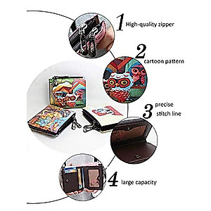 Nawoshow Women Cute Small Wallet Cherry Pattern Coin Purse Card Holder Clutch Bag (Panda)