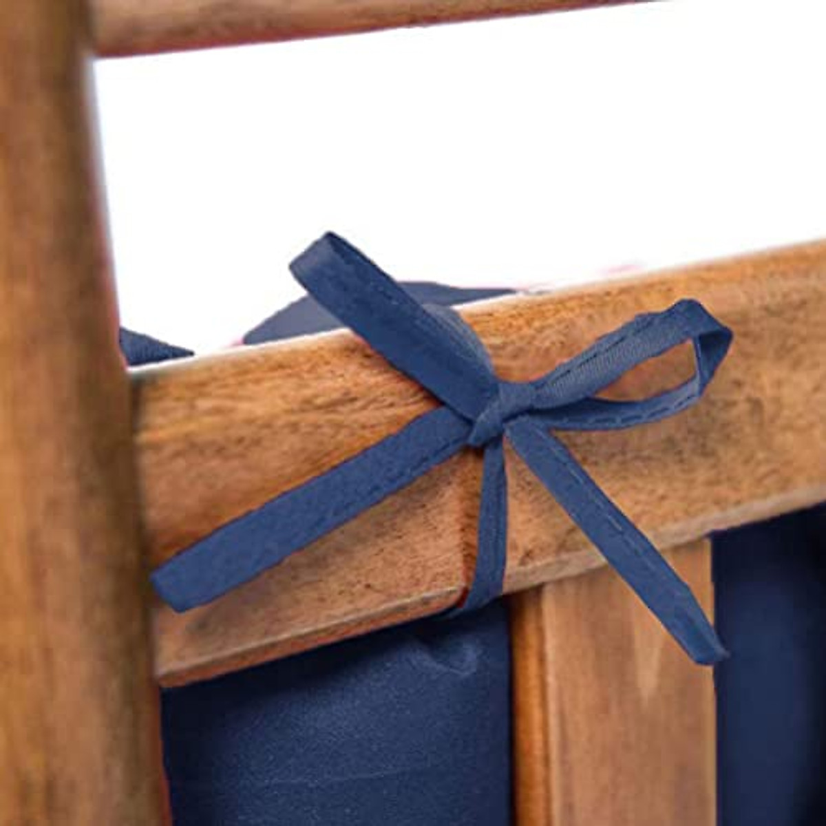 Non-Slip Rocking Cushions for Living Room,Nursery,or Home Office, Tufted and Non-Slip Pads,Seat 17" X 17" and Seatback 23" X 17",2 Piece (Brown)