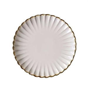 EERINESS Dinner Plates Set Plate Ceramic Household Dishes Breakfast Lunch Dinner Afternoon Tea Steak Household Commercial Kitchen Fruit Tray Kitchen Salad Bowl (Color : 005)