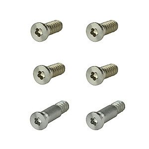 Silver Pentalobe Bottom Case Screws and Pentalobe Screwdriver Compatible with MacBook Retina 15-inch A1707 and A1990, Year 2016-2020