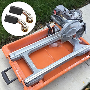 LanKstet Carbon Motor Brush 089006017092（2 pcs) Fits for Ridgid Ryobi Tile/Miter Saw Motor Brush R4040 TS1344 TS1345