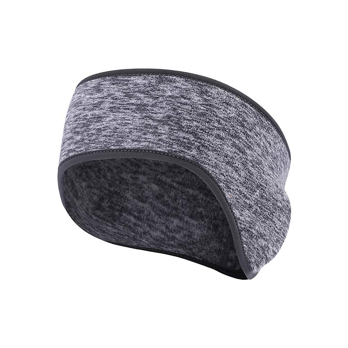 TOWSIX Fleece Ear Warmer Headband, Thermal Ear Muffs for Men & Women & Teens Winter Ear Cover Head Warmers Perfect for Running, Skiing, Hiking, Riding Motorcycle, Wortout, Skiing, Cycling… (Gray)