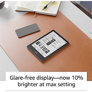 Kindle Paperwhite Signature Edition (32 GB) – With a 6.8" display, wireless charging, and auto-adjusting front light – Without Lockscreen Ads + 3 Months Free Kindle Unlimited (with auto-renewal)- Black