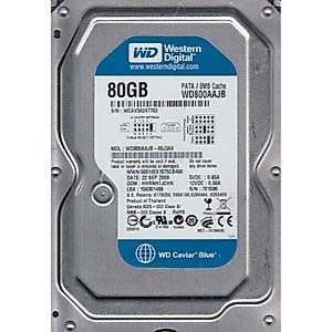 Western Digital 80gb Ide 7.2k Rpm 3.5in