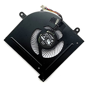 Replacement CPU+GPU Cooling Fan for MSI Stealth Pro GS63 GS63VR GS73 GS73VR 6RF 7RF Black Fan BS5005HS-U3I BS5005HS-U3J Pair Fans