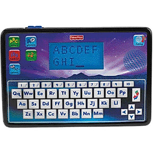 Fisher-Price Smart Tablet Preschool Learning Toy With Lights Music Games And Educational Content In English And Spanish