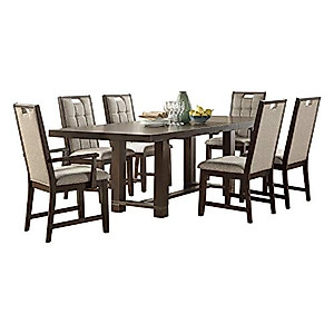 Lexicon Lorenzino 7-Piece Dining Set, Dark Oak