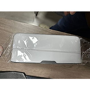 Wipes Dispenser Holder,Tissue Storage Box Case Wet Baby Wipes Case Baby Wipe Holder with Lid for Home Office Desk, Dorm, Kitchen, Washroom, Vanity (White+Pink)