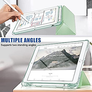 Tablet Case for iPad 9/8/7 Generation, Resistant Rugged Cover with Pen Holder, Cover for iPad 10.2 2021/2020/2019