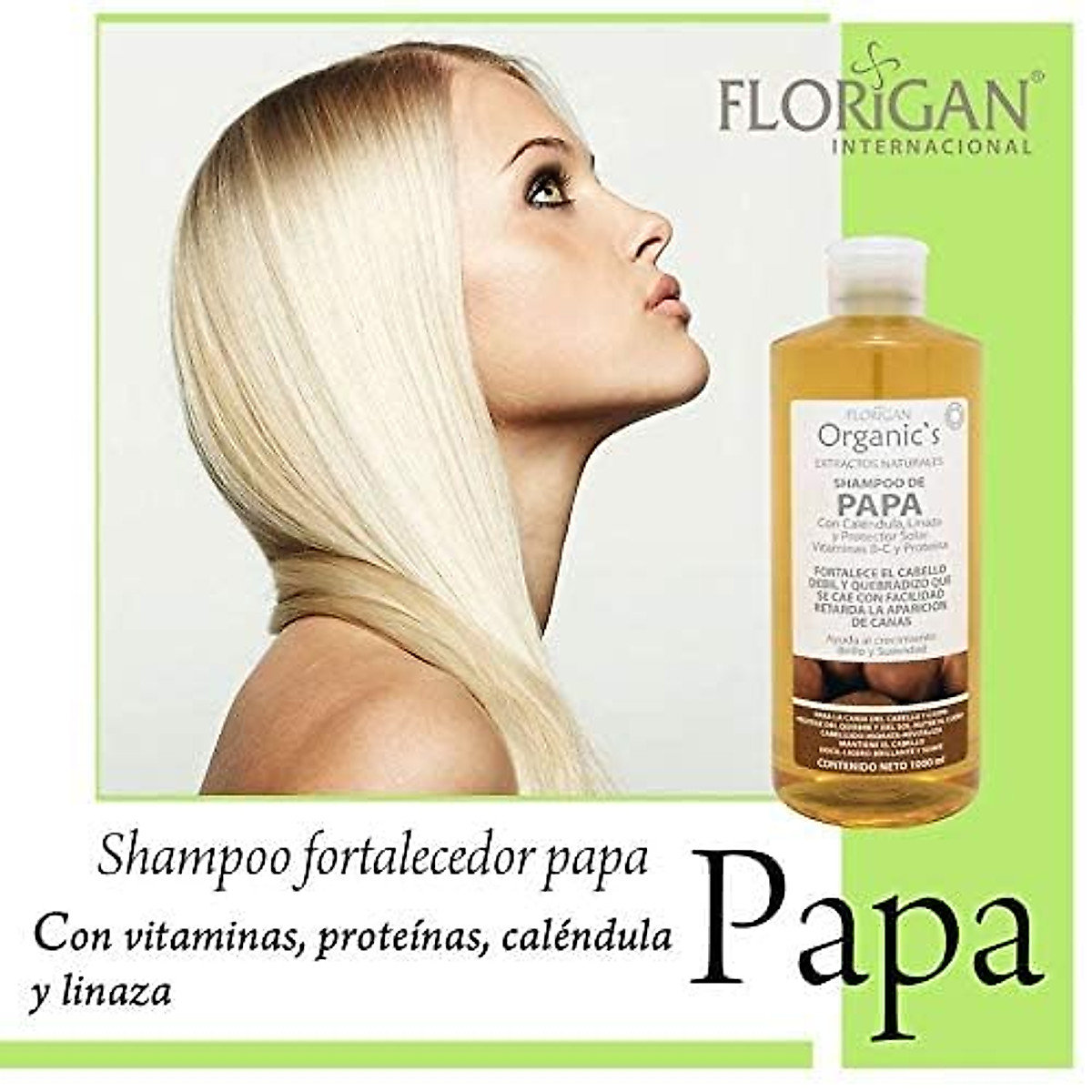 Florigan Strengthening Shampoo Fortalecedor de Papa 1lt