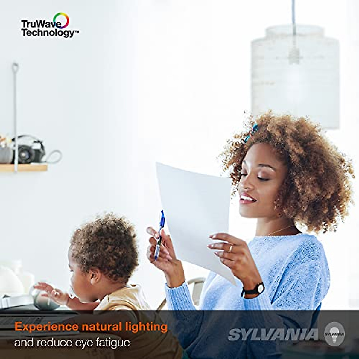 Sylvania LED TruWave Natural Series PAR16 Light Bulb, 50W Equivalent Efficient 6W, GU10 Bi-Pin Base, Dimmable, 5000K, Daylight - 1 Pack (40933)