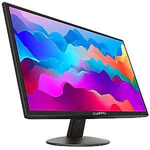Sceptre New 22 Inch FHD LED Monitor 75Hz 2X HDMI VGA Build-in Speakers, Machine Black (E22 Series), 1920 x 1080 Pixels