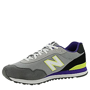 New Balance Men's 515 V3 Sneaker, Rain Cloud/Lemonade, 8