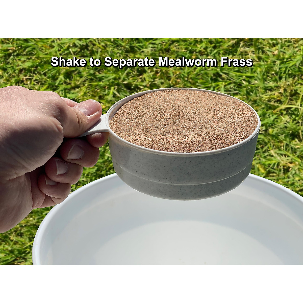 Mealworm Farming Solutions MFS' Lightning Sifter Frass Sifting Pan (D-11)