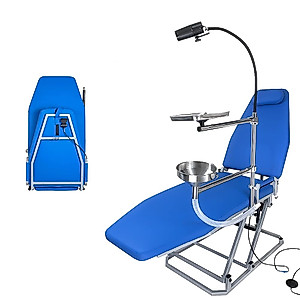 NSKI East Portable Chair Overhead Cold Light with Cuspidor Tray Mobile Type LED Without Recharging Color Random