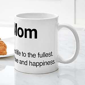 CafePress Hippie Mom Mug Ceramic Coffee Mug, Tea Cup 11 oz