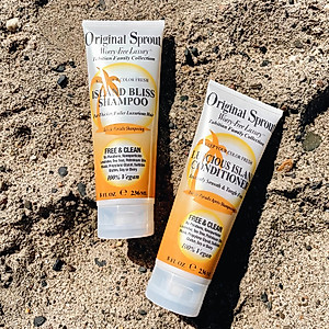 Original Sprout Tahitian Shampoo for Color-Treated Hair, Vegan, 8 oz. Bottle