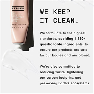 Versed Weekend Glow Daily Brightening AHA Liquid Exfoliant - Exfoliating Treatment with Vitamin C, Azelaic Acid and AHAs - Helps Even Skin Tone and Post Blemish Spots - Vegan (4 fl oz)