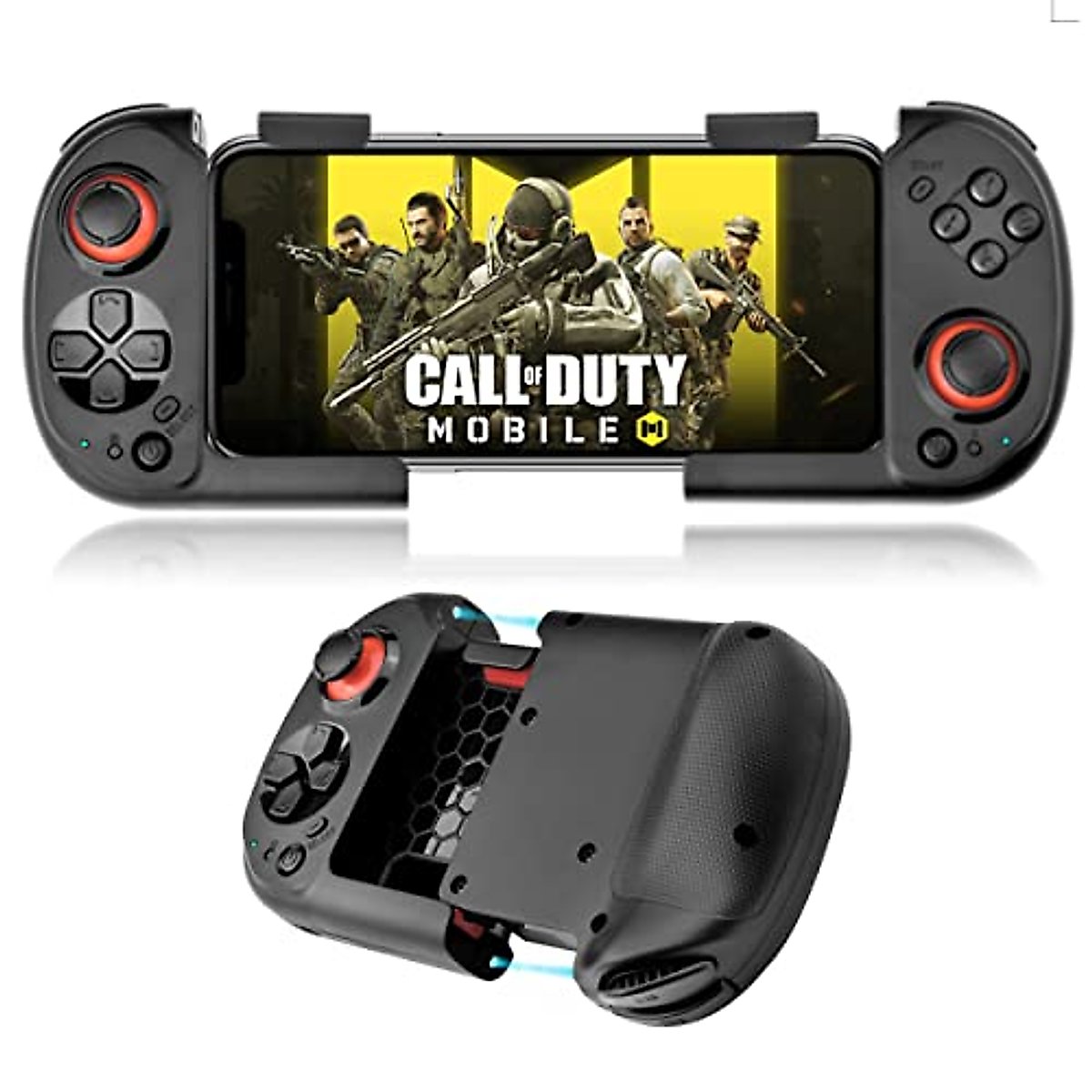 arVin Mobile Game Controller for iPhone iOS Android Gaming Gamepad - Magnetic Storage - Pocket Size - Portable - Wireless Connection - Direct Play
