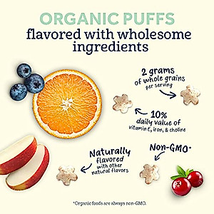 Gerber Snacks for Baby Variety Pack, Organic Yogurt Melts & Organic Puffs (Set of 7)