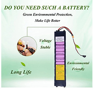 Electric Scooter Battery Replacement 36V 7800mAh Battery Pack for M365 Scooter, Large Capacity Eightfold Lithium Battery Pack