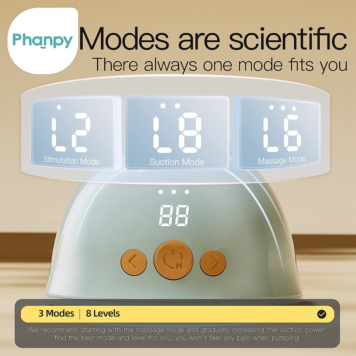 Phanpy Electric Wearable Breast Pump