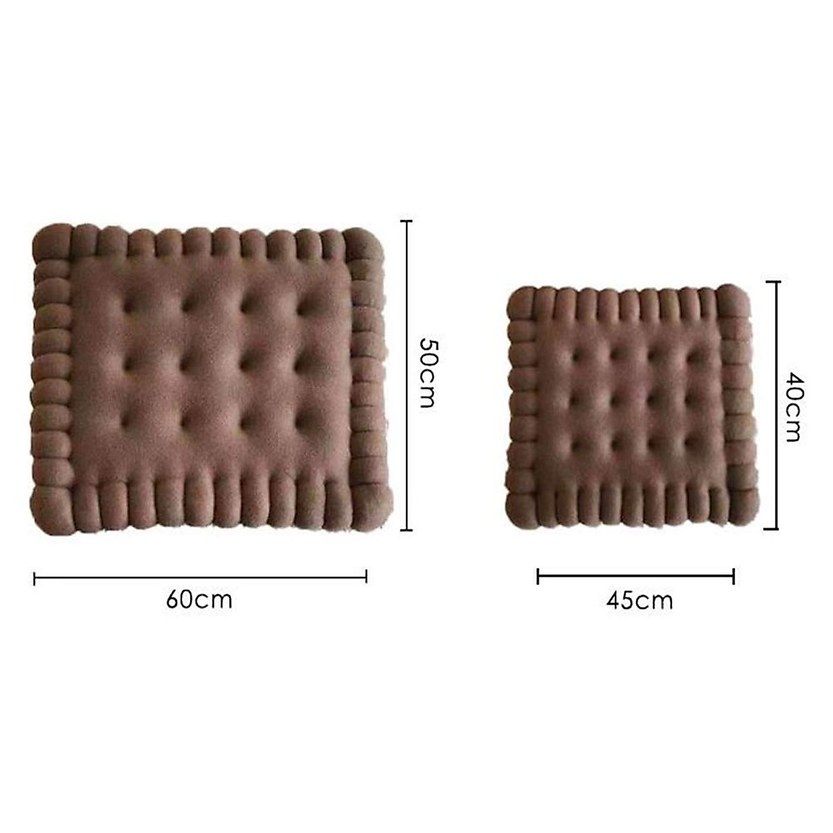 WJXBoos Japanese Solid Color Chair Pad,Non-Slip Biscuit Chair Cushion Seat Pad for Dining Chair Stool Kitchen Tatami Cushion B 4045cm(1618inch)