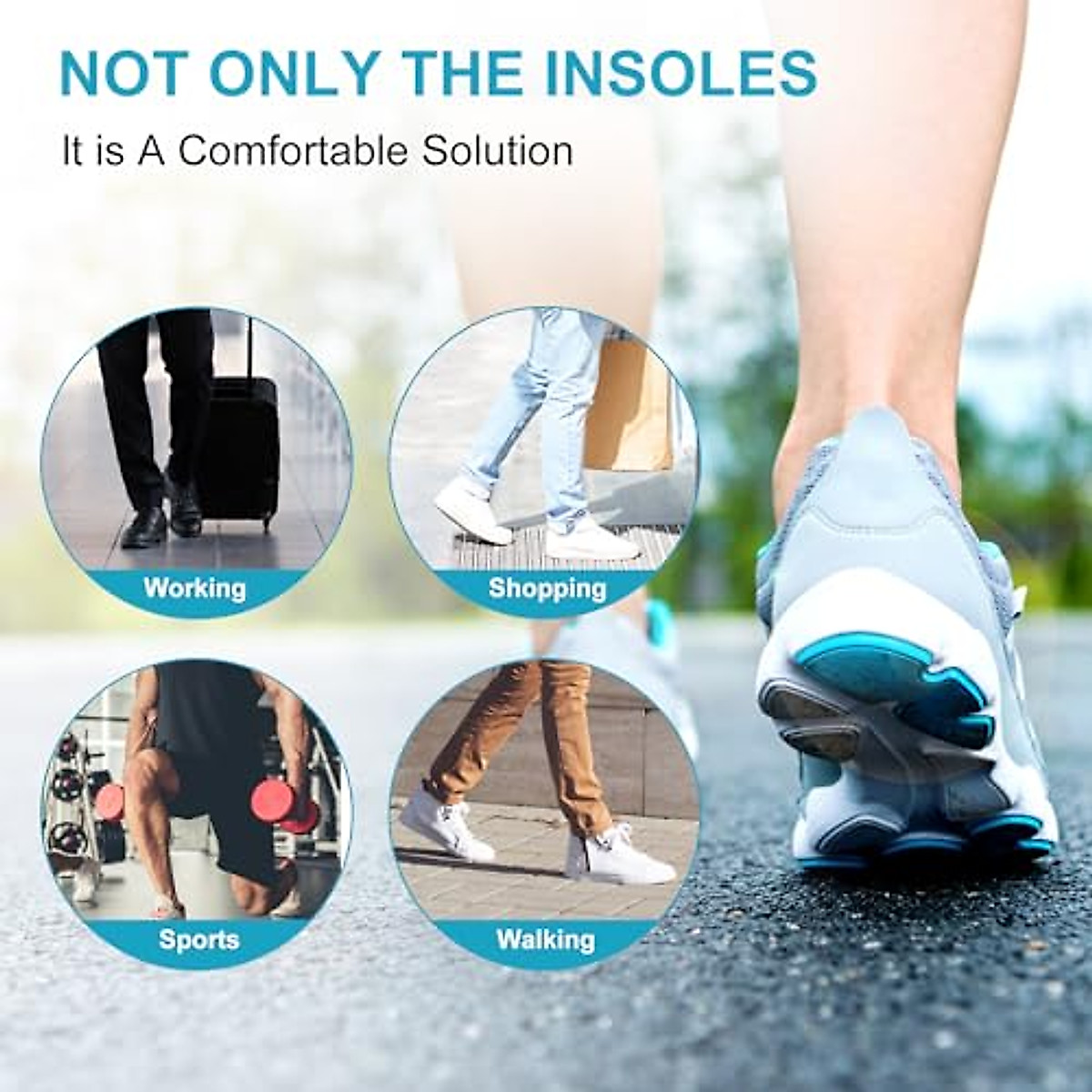 Ivskio Unisex Shoe Inserts for Boot and Heel