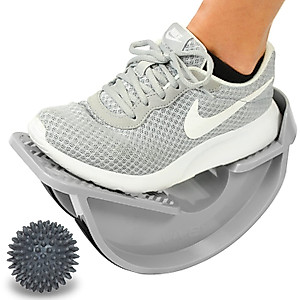 Vive Foot Rocker - Calf Stretcher for Achilles Tendinitis, Heel, Feet, Shin Splint, Plantar Fasciitis Pain Relief - Stretches Strained Leg Muscle - Ankle Wedge Stretch Improves Flexibility (Standard)