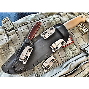 K-Sheath Clip- New Titanium Alloy Clip Fast Scabbard Clip for Kydex Sheath (Left-Clip Type)